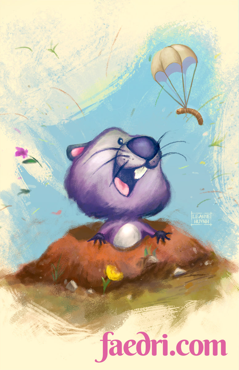 Baby Gopher – The Art of Leanne Huynh